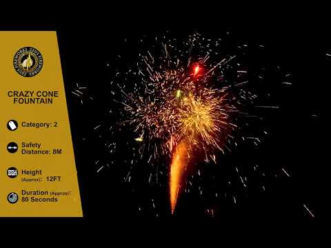 CRAZY CONE FOUNTAIN - BEST FOUNTAIN 2023 – Freemo Fireworks